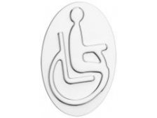 Piktogram "Invalida" nerez - Kliky, okenní a dveřní kování, panty ...